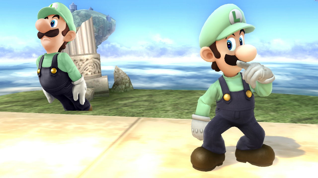 Mario Golf 64 - Blue & Yellow Luigi Mod for Super Smash Bros. (Wii U ...