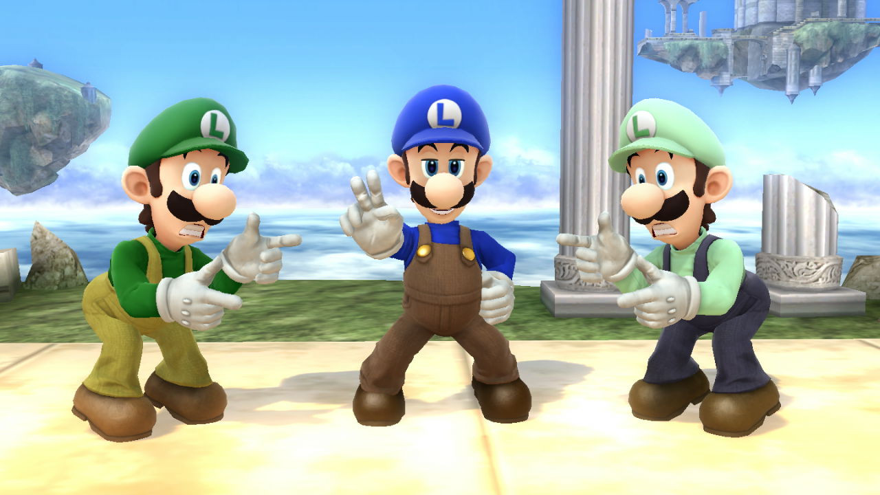 Mario Golf 64 - Blue & Yellow Luigi Mod for Super Smash Bros. (Wii U ...