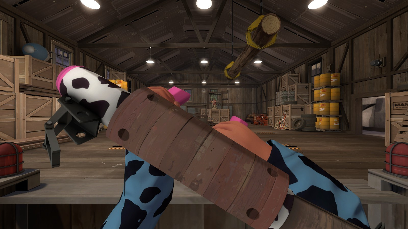 Cow-themed Soldier & Rocket Launcher Mod for Team Fortress 2 | TF2 Mods