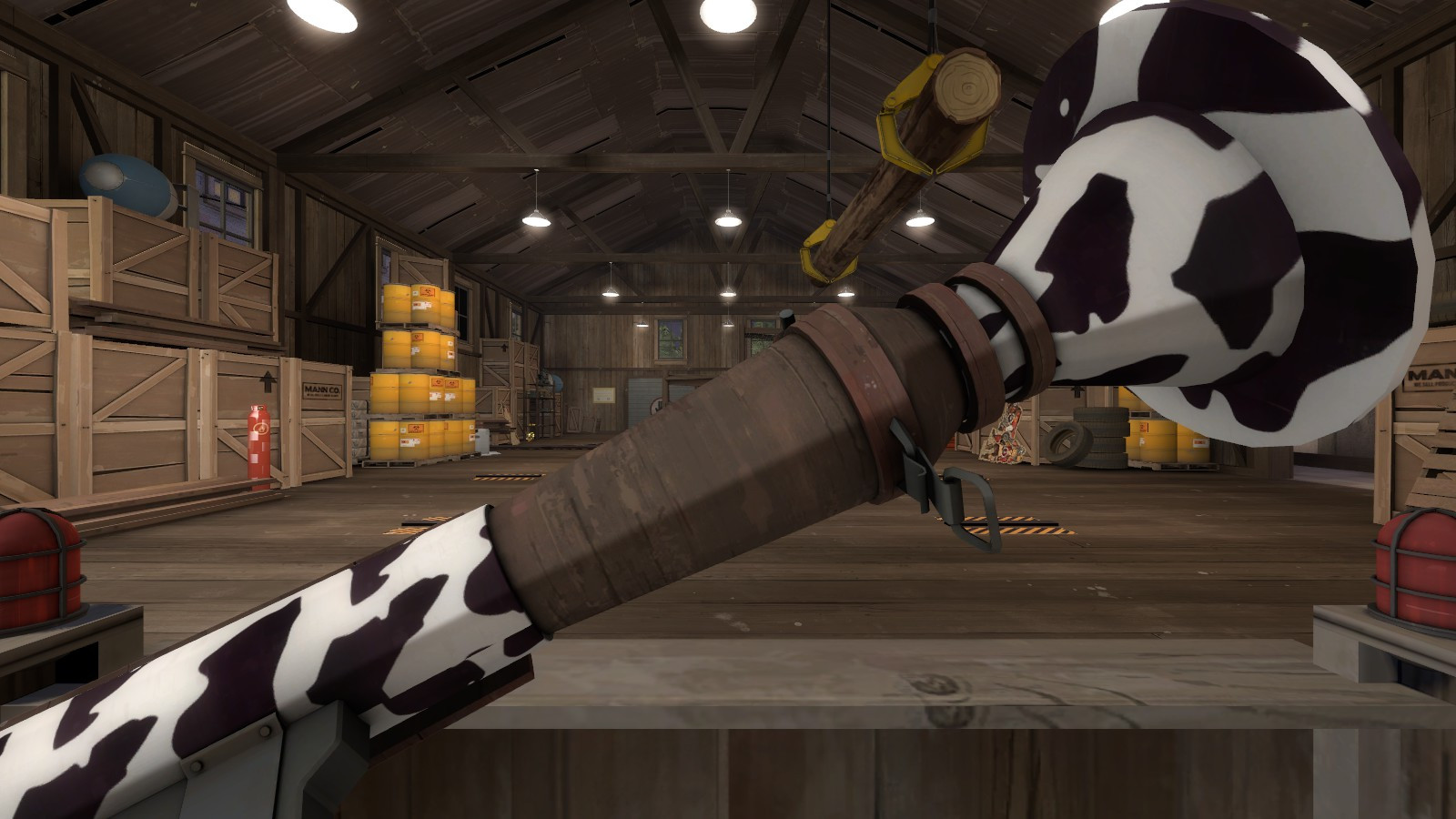 Cow-themed Soldier & Rocket Launcher [Team Fortress 2] [Mods]