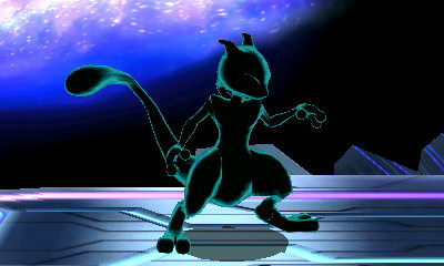 Neon Mewtwo [Super Smash Bros. (3DS)] [Mods]