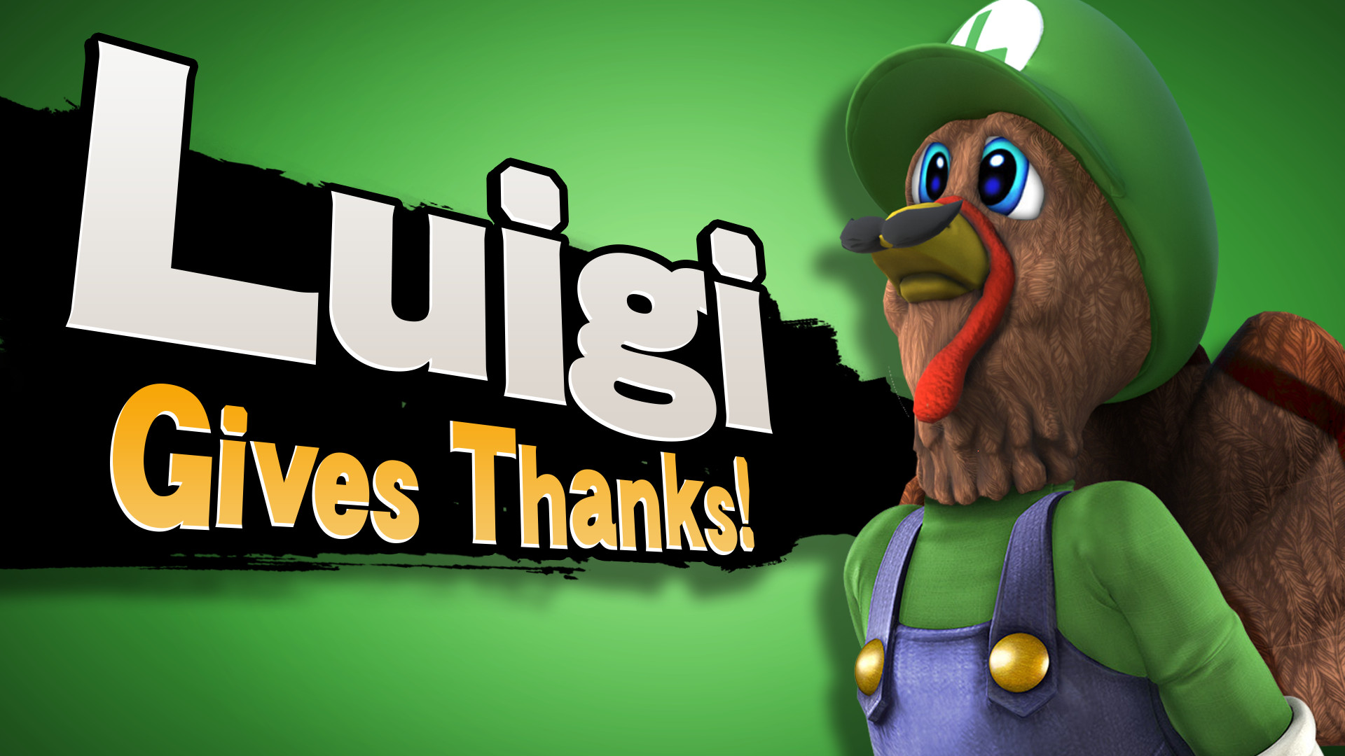 Turkey Luigi [Super Smash Bros. (Wii U)] [Mods]