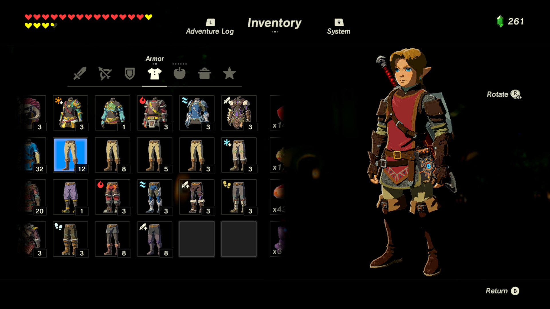 Hylian Tunic Visible Upgrade Mod for The Legend of Zelda: Breath of the ...