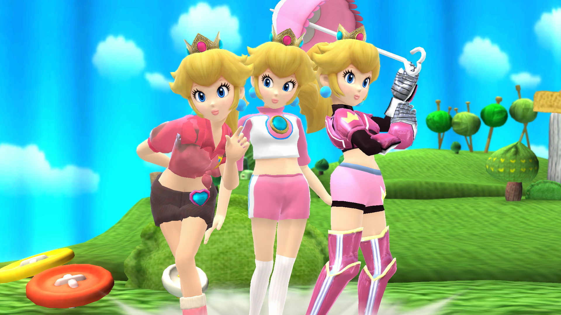 Concept Striker Peach Mod for Super Smash Bros. (Wii U) | SSB4U Mods