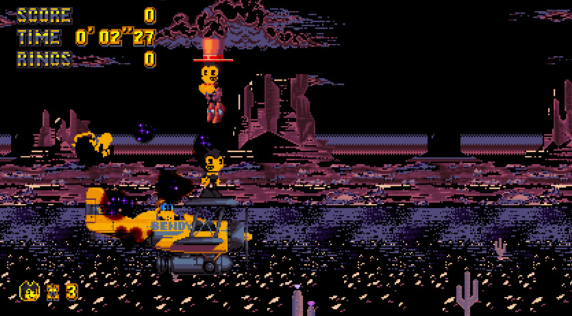 Bendy Mania mod Mod for Sonic Mania | SM Mods