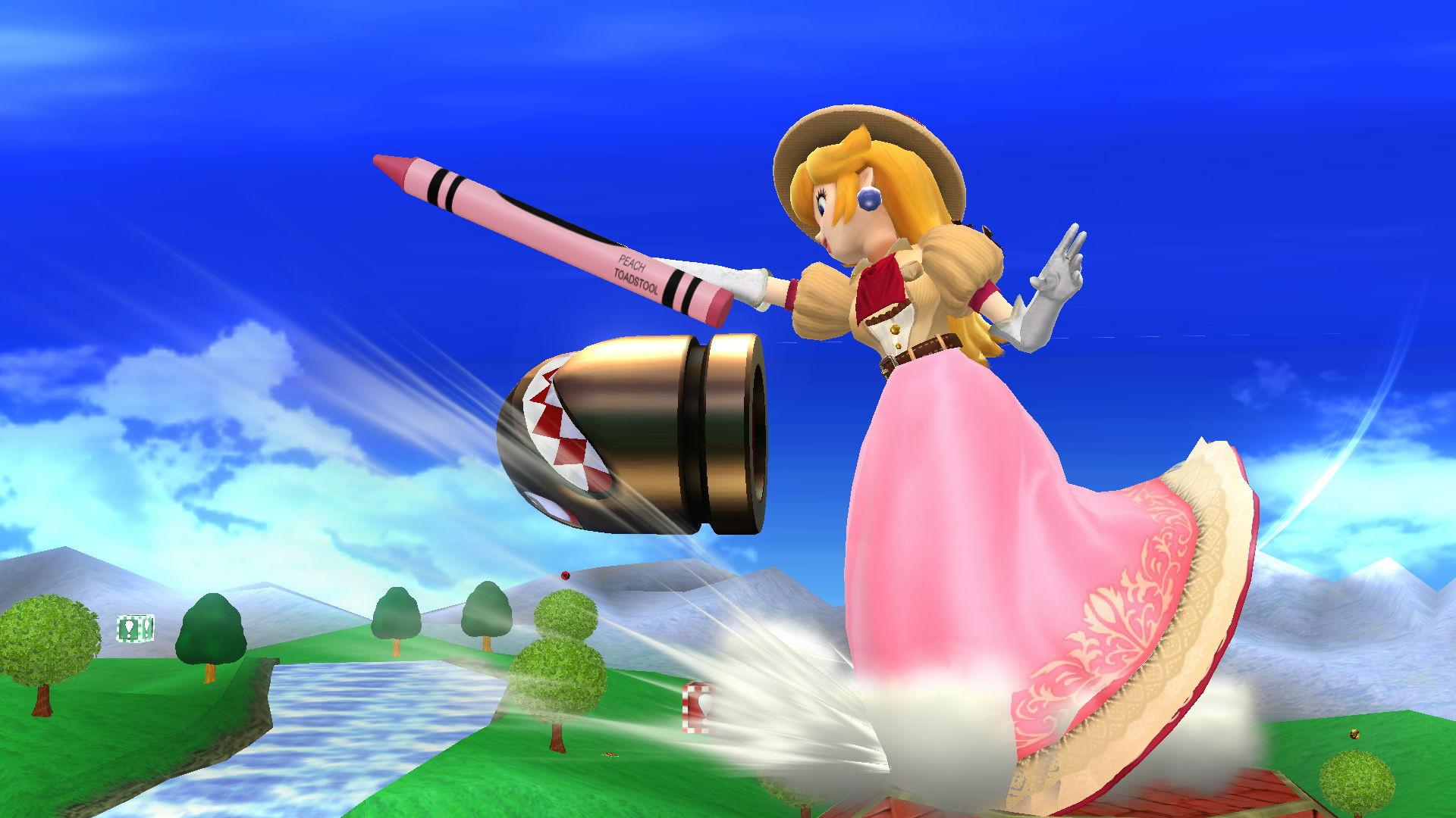 Mystery Land Peach Mod for Super Smash Bros. (Wii U) | SSB4U Mods