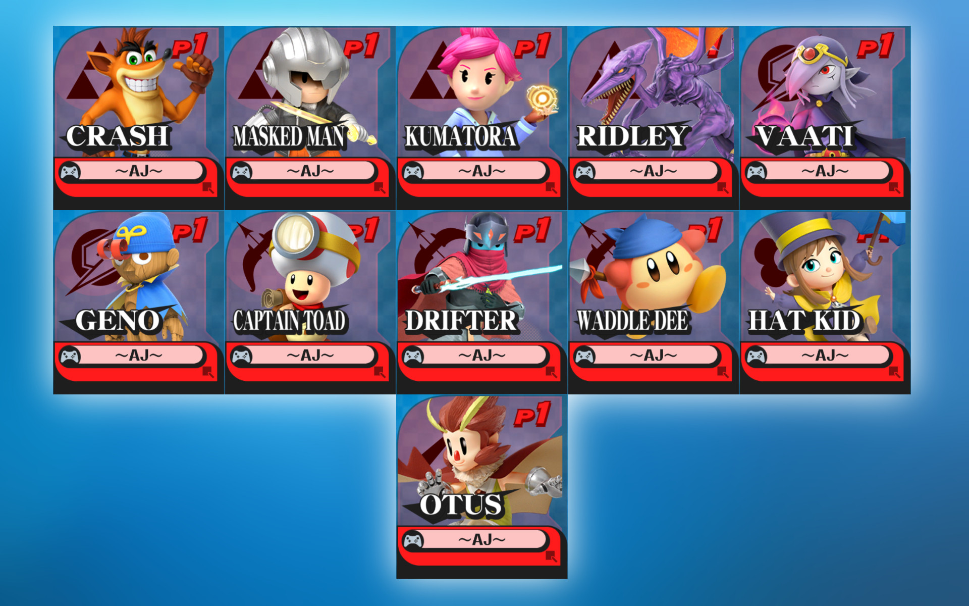 Smashified CSP's [Super Smash Bros. (Wii U)] [Mods]