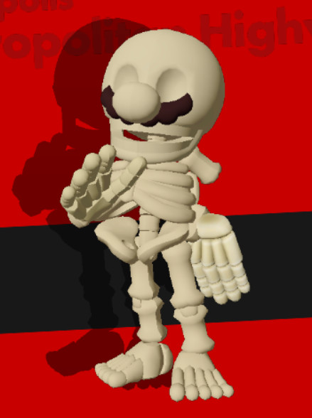 Super Mario Odyssey: Skeleton Mario [Sonic Forces] [Mods]