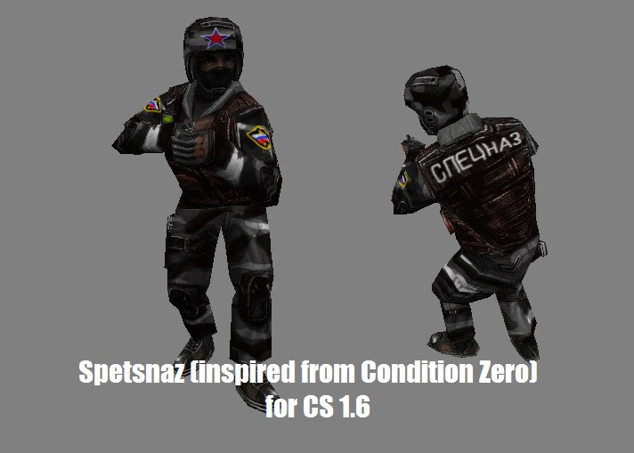 Spetsnaz (Condition Zero inspired) Mod for Counter-Strike 1.6 | CS1.6 Mods