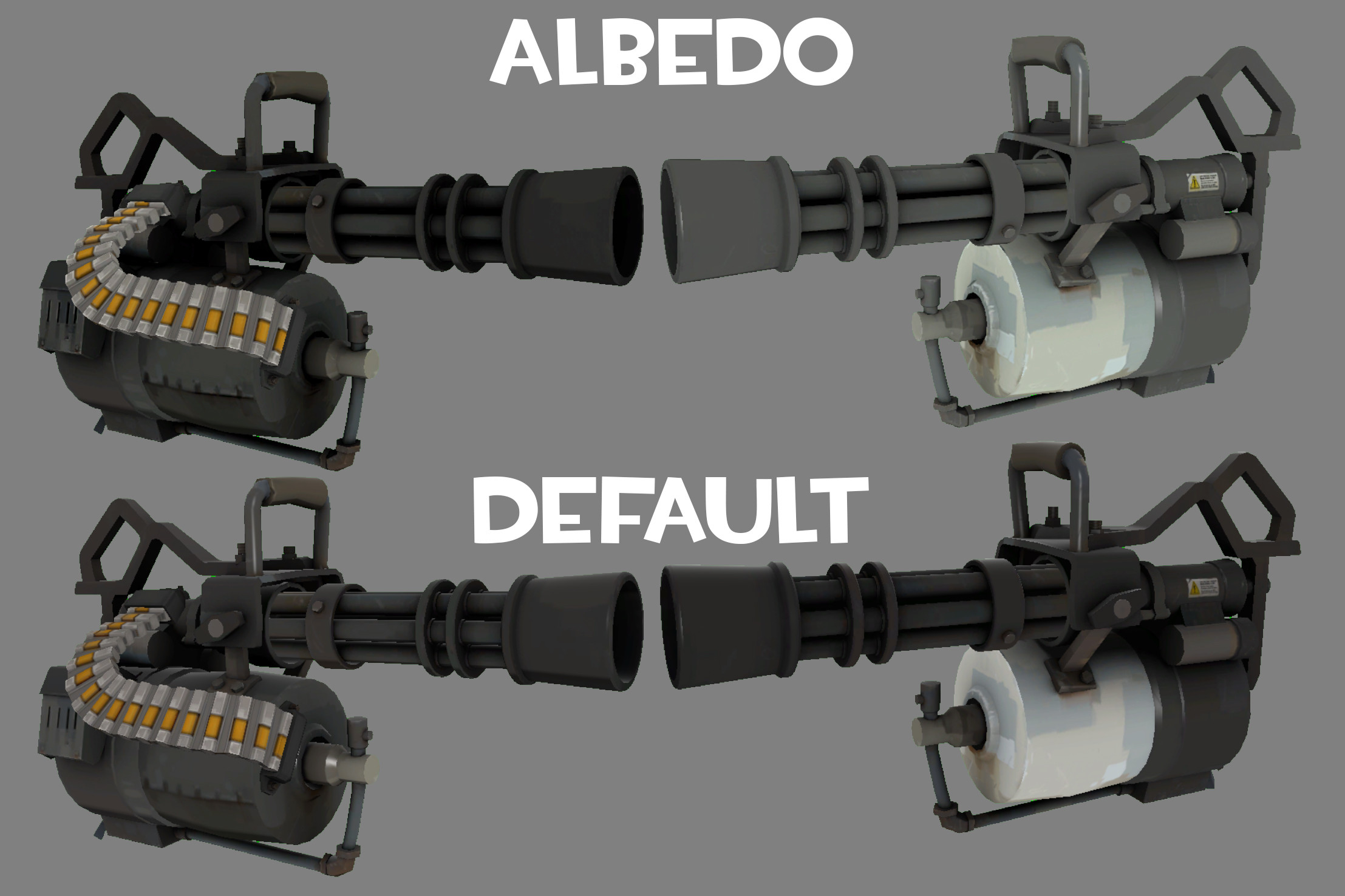 Aus/Zeal/Albedo Minigun/Natascha Mod for Team Fortress 2 | TF2 Mods