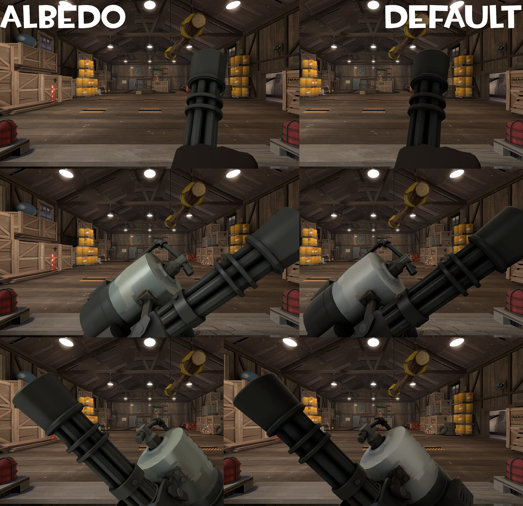 Aus/Zeal/Albedo Minigun/Natascha Mod for Team Fortress 2 | TF2 Mods