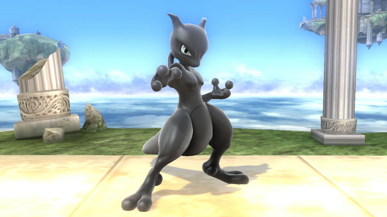 Black Mewtwo [Super Smash Bros. (Wii U)] [Mods]