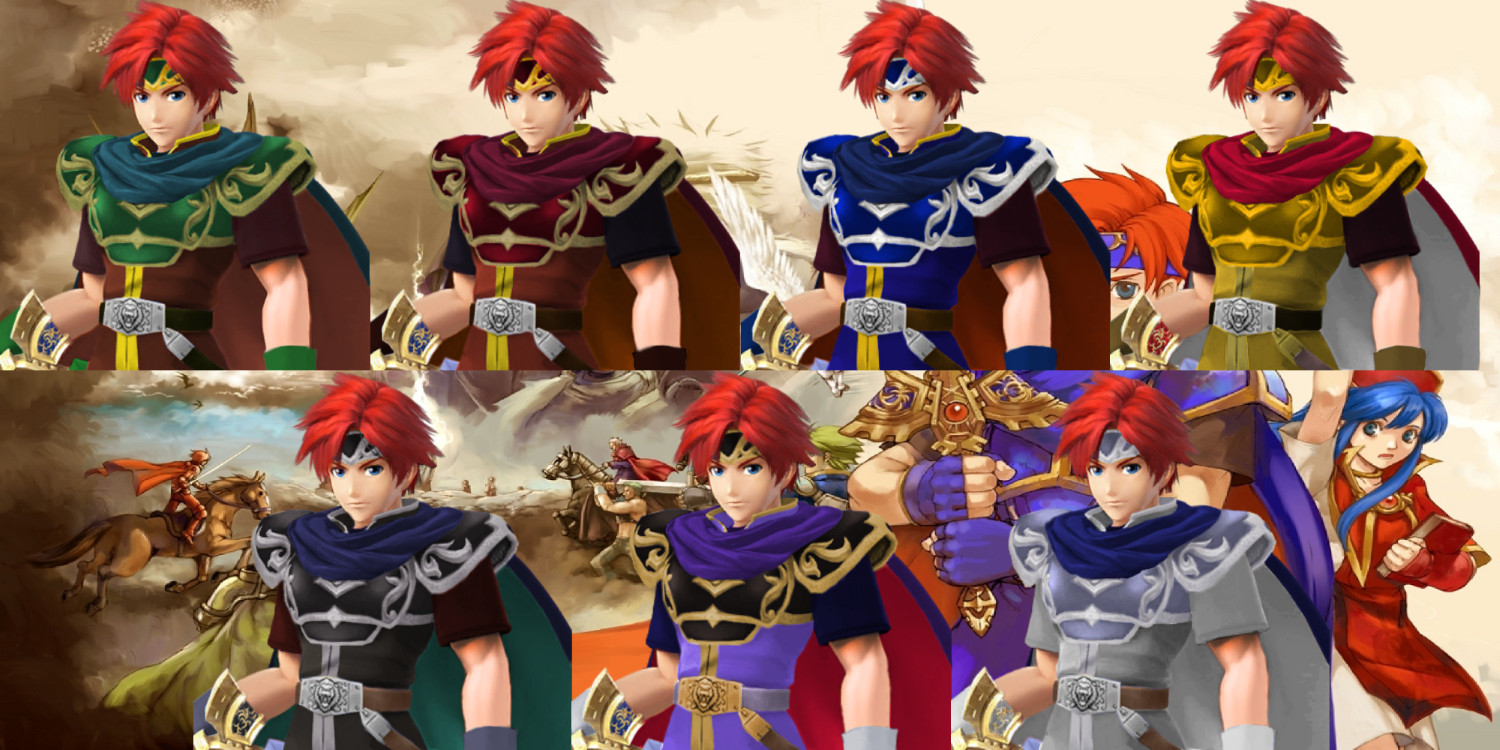 Melee Roy PM Recolors Mod for Super Smash Bros. (Wii U) | SSB4U Mods