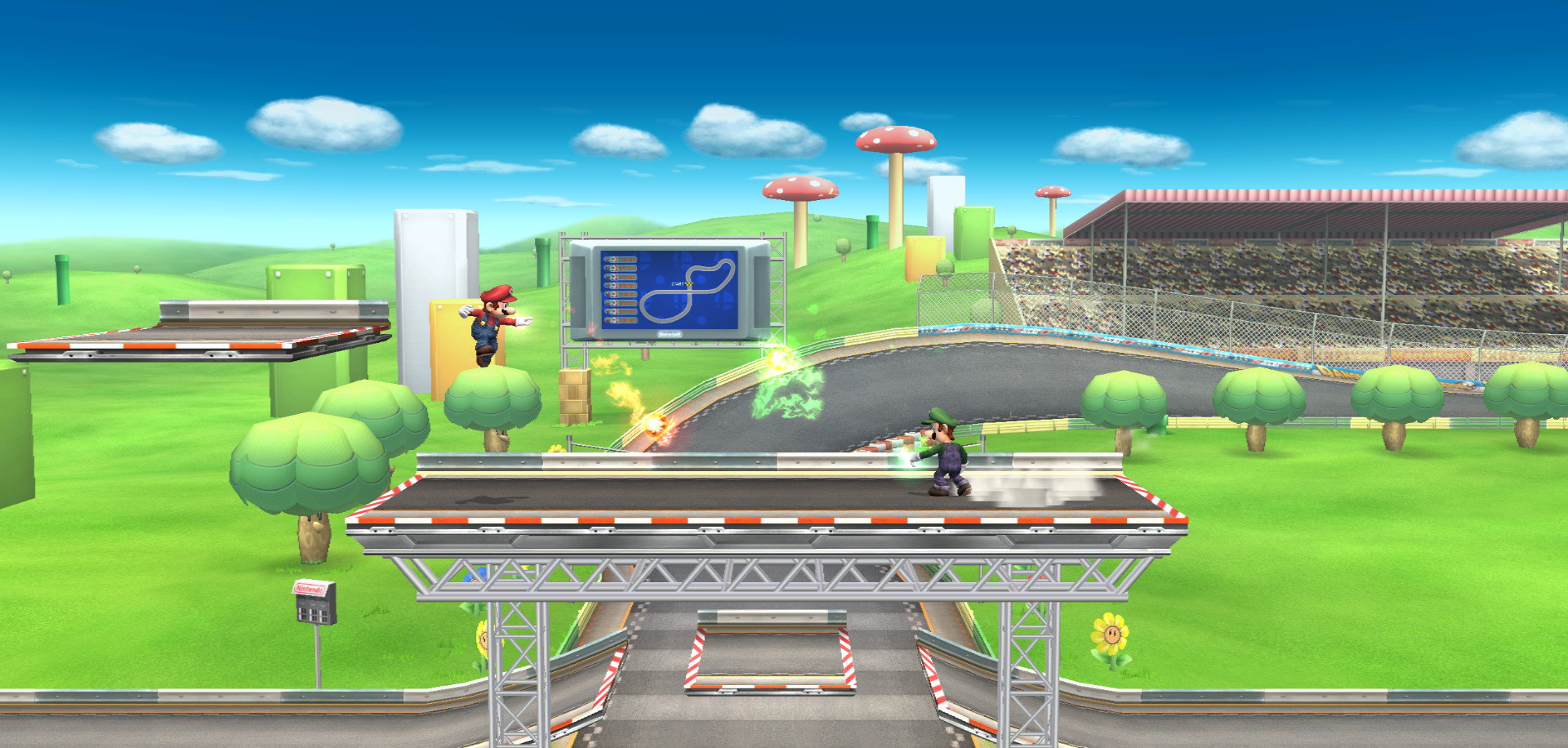 [PM] Mario Circuit Ville Mod for Super Smash Bros. Brawl | Brawl Mods