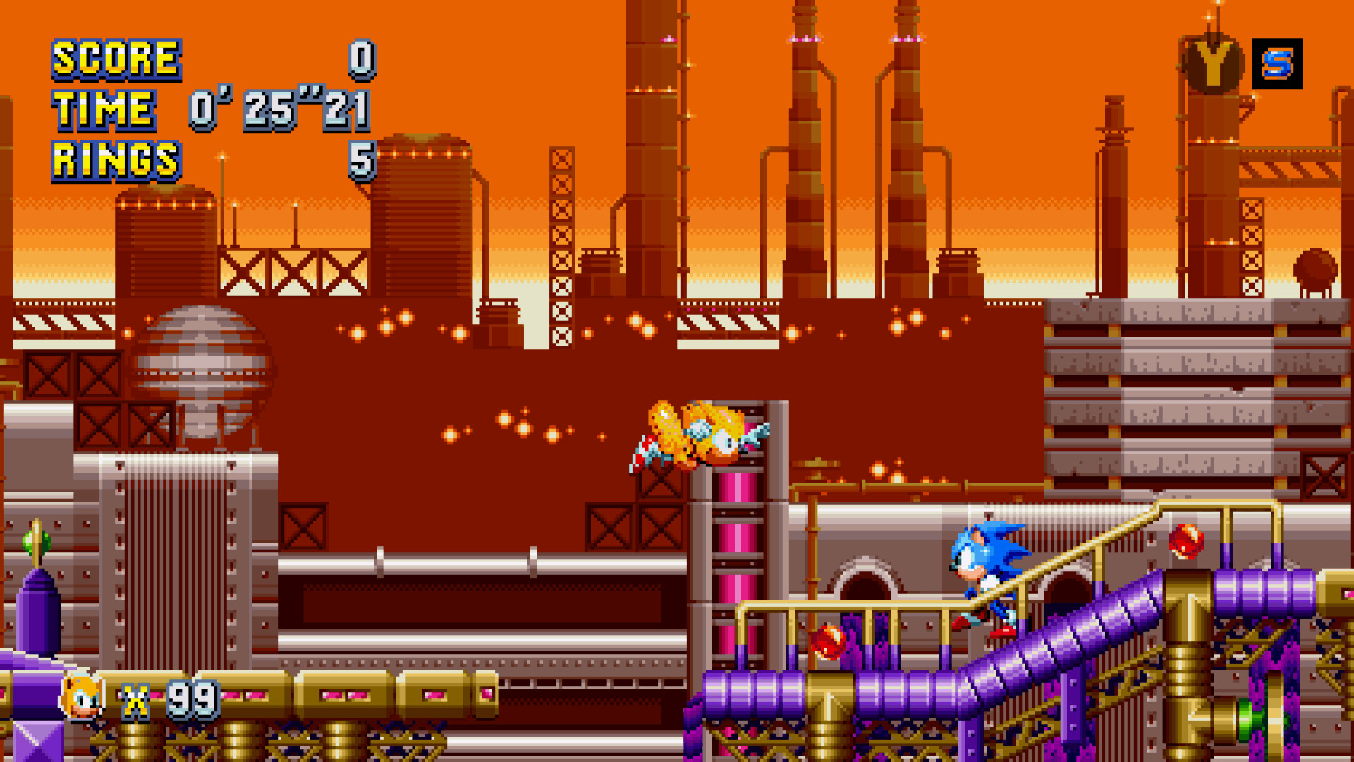Ray as Knuckles (Mighty or Sonic as Sonic) Mod for Sonic Mania | SM Mods