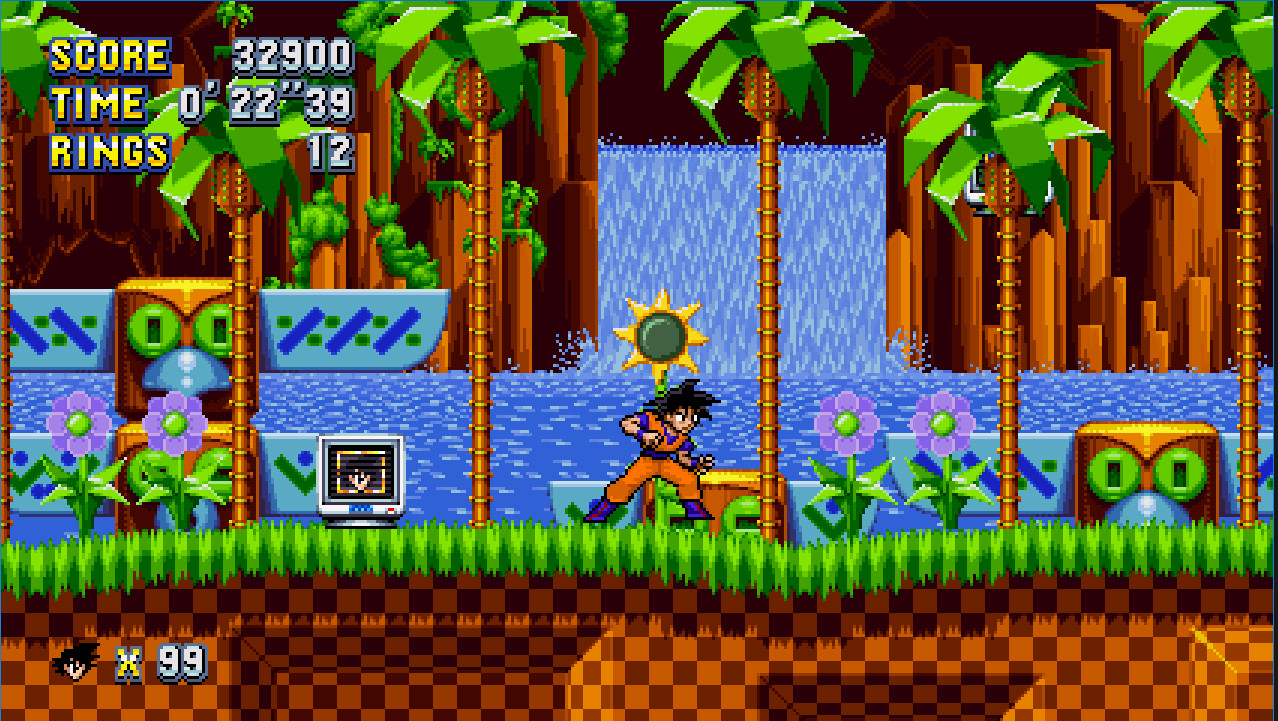 Goku Mania Mod for Sonic Mania | SM Mods