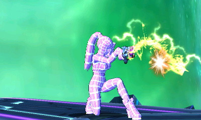 Female Wireframe (Wireframe Zerosuit Samus) Mod for Super Smash Bros ...