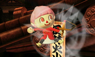 MK8 Female Villager [Super Smash Bros. (3DS)] [Mods]