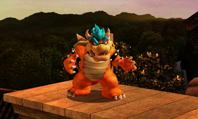 Orange and light blue Koopa [Super Smash Bros. (3DS)] [Mods]
