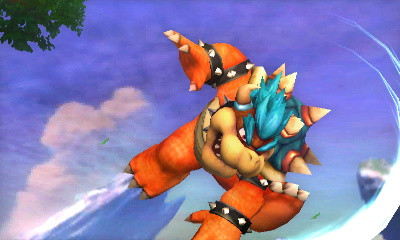 Orange and light blue Koopa [Super Smash Bros. (3DS)] [Mods]