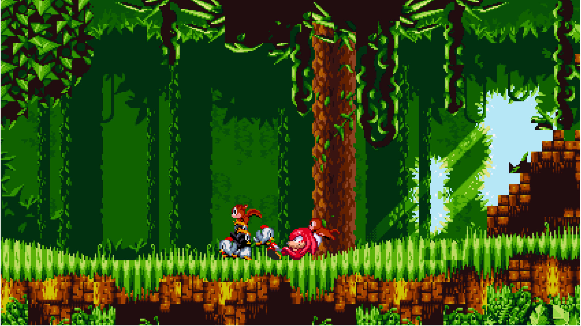 Original Knuckles Sprites mod Mod for Sonic Mania | SM Mods