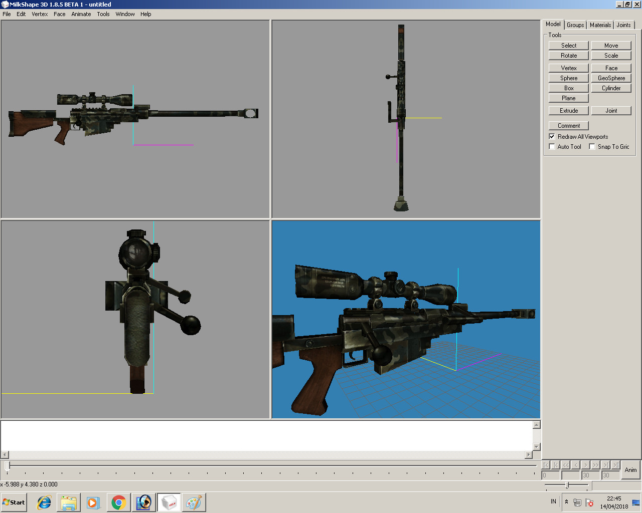 PGM Hecate with BF:BC2 Hand Rig Mod for Counter-Strike 1.6 | CS1.6 Mods