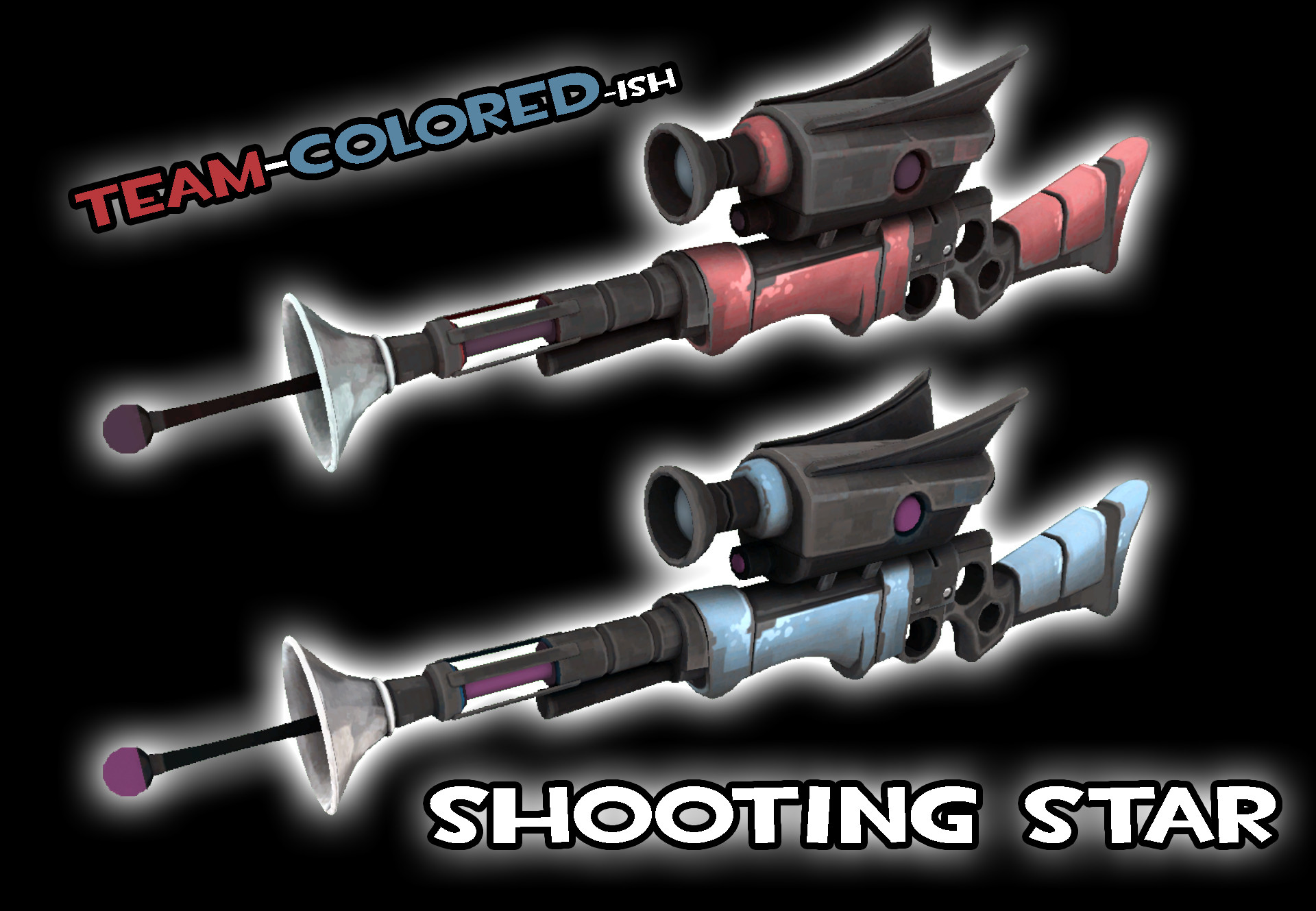 Team Colored-(ish) Shooting Star Mod for Team Fortress 2 | TF2 Mods