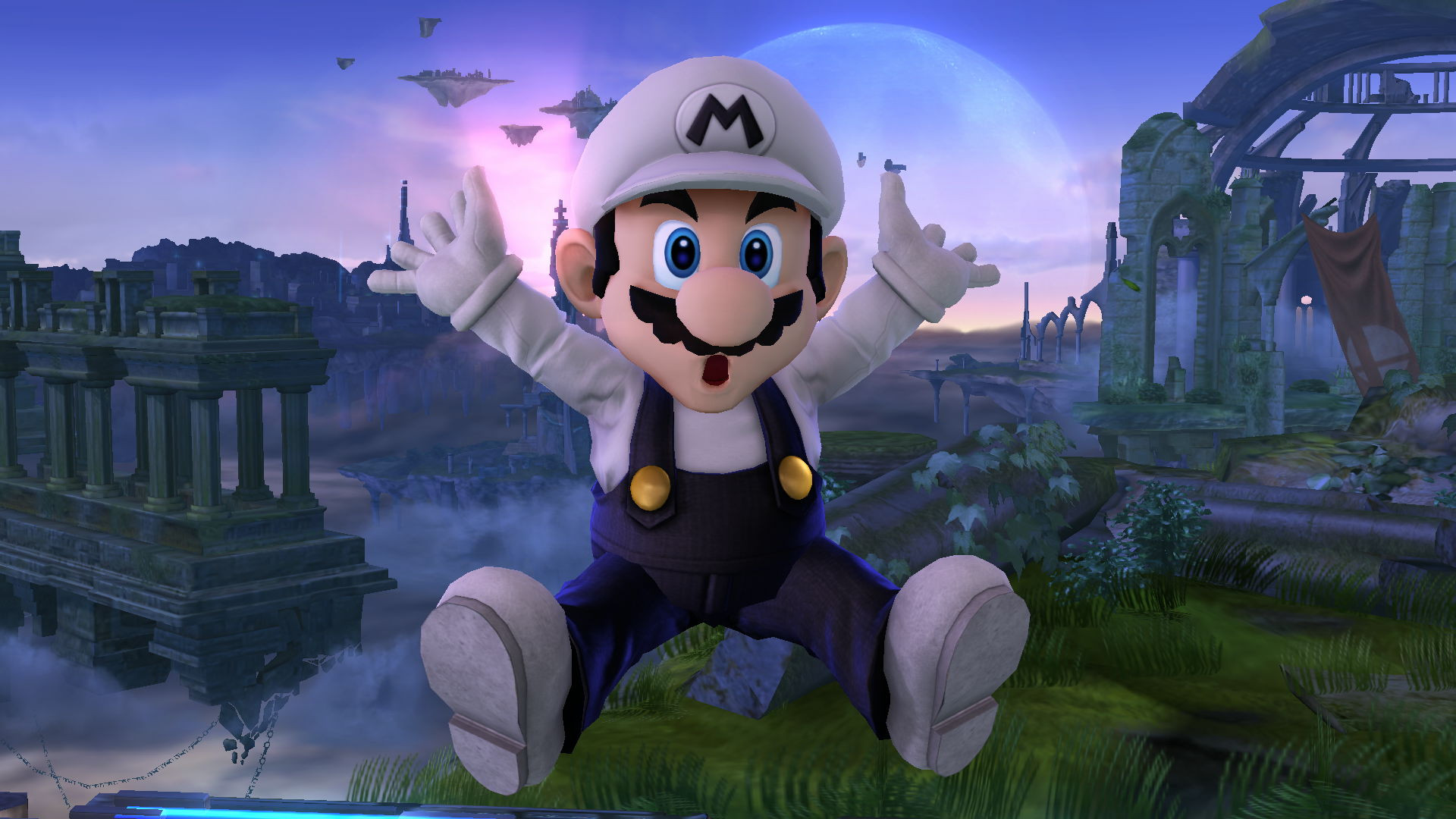 Black And White Mario! [Super Smash Bros. (Wii U)] [Mods]