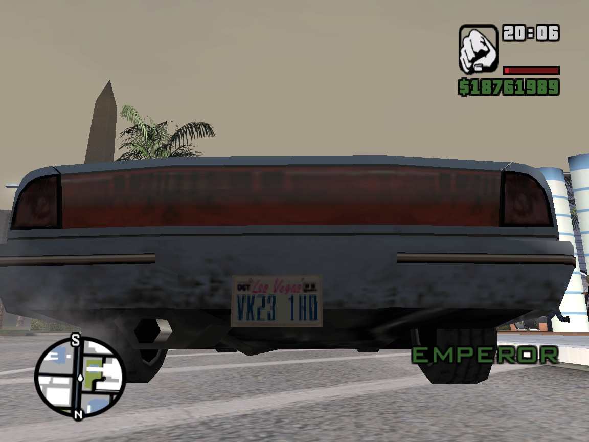 New vehicule plates Mod for Grand Theft Auto: San Andreas | GTA:SA Mods