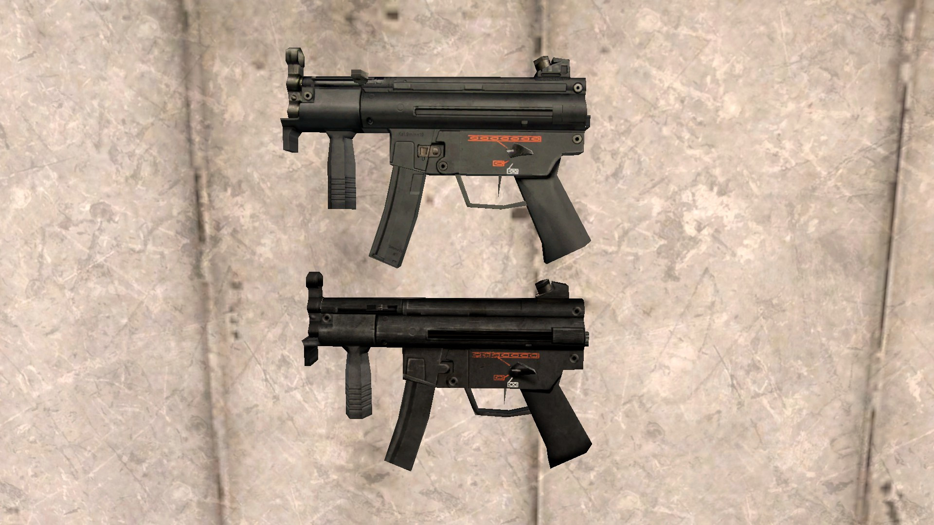 MI MP5k and Shotgun World Textures Mod for Half-Life 2 | HL2 Mods