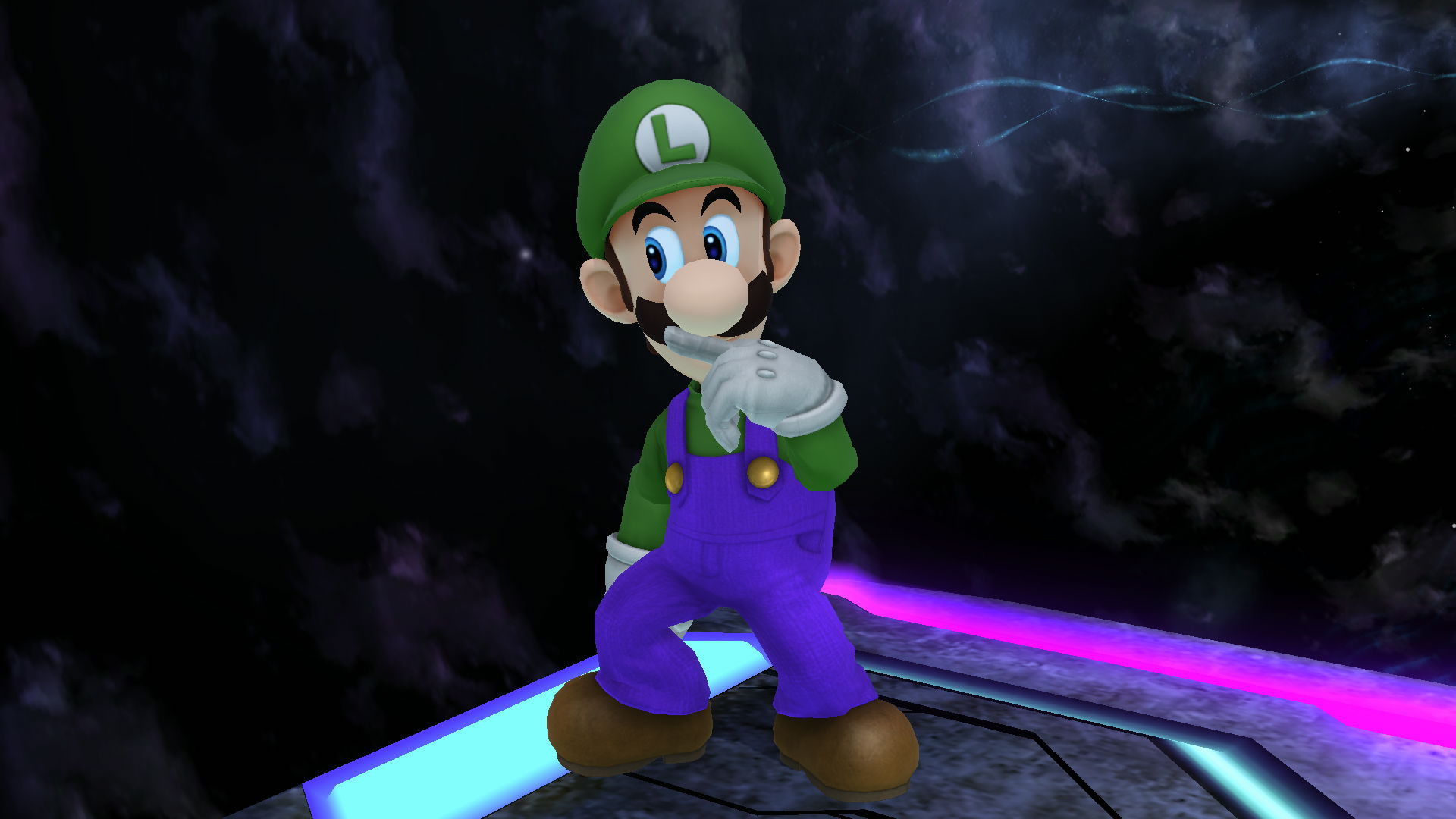 SMW-Inspired Luigi [Super Smash Bros. (Wii U)] [Mods]