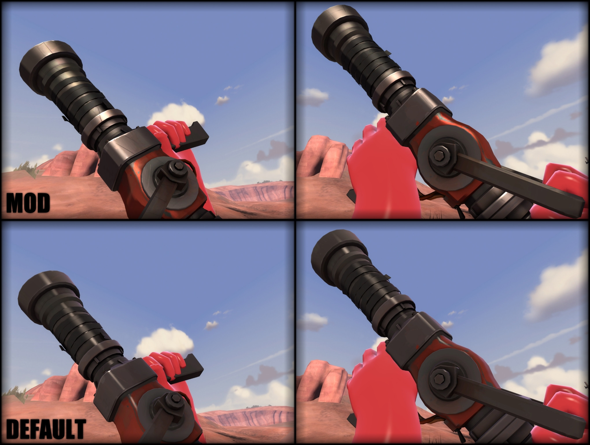 Improved Stock Weapon Materials [Team Fortress 2] [Mods]