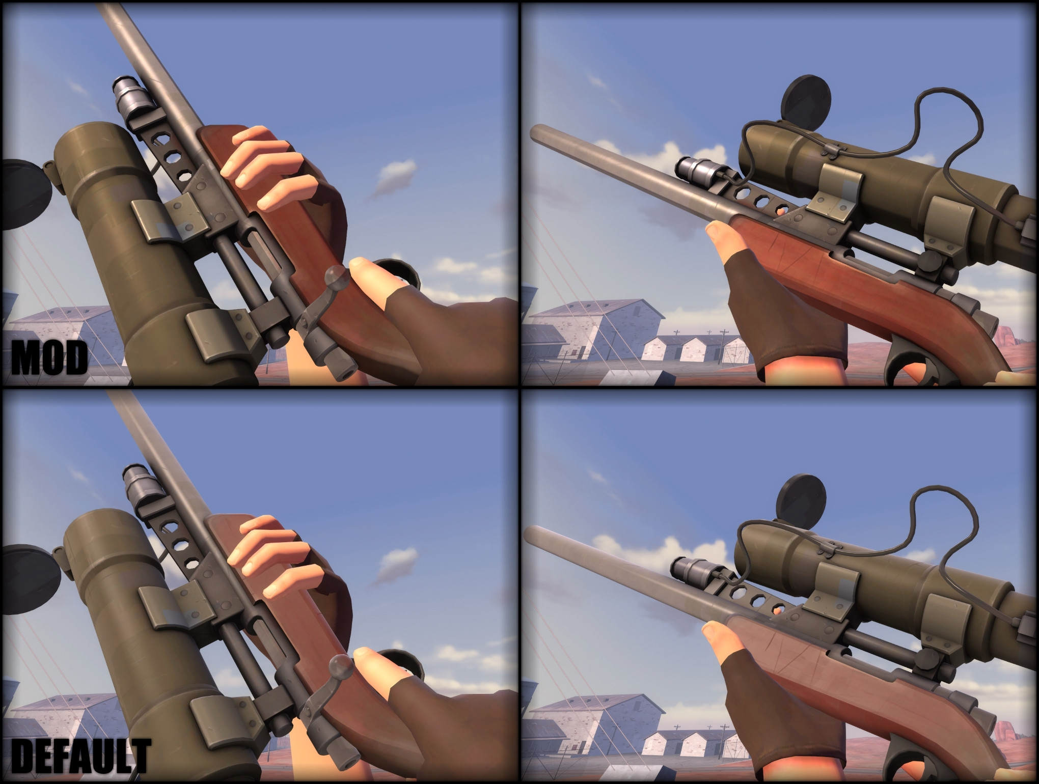 Improved Stock Weapon Materials Mod for Team Fortress 2 | TF2 Mods