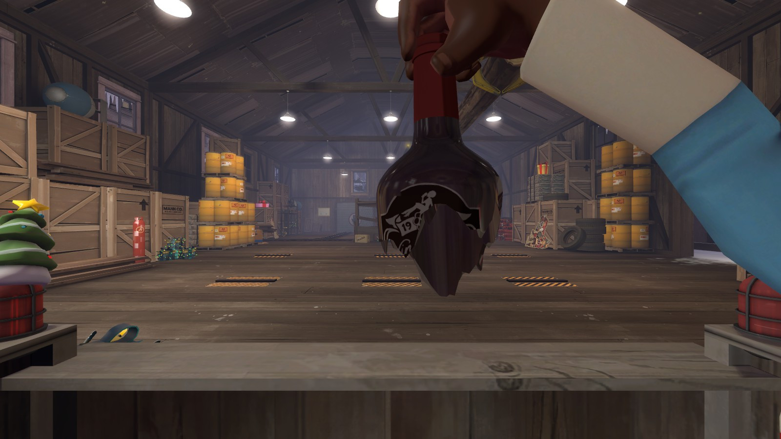 Table Tantrum Wine Bottle (Team Colored) Mod for Team Fortress 2 | TF2 Mods