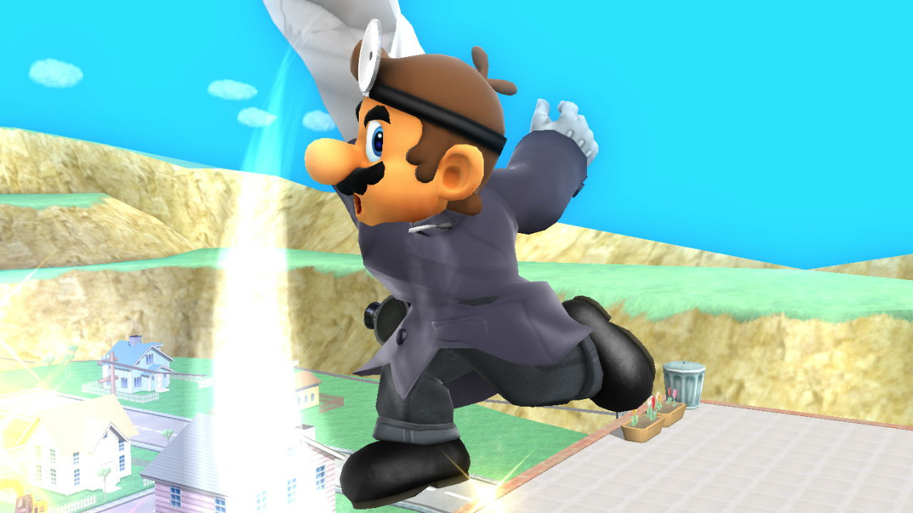 Black Dr. Mario - Melee Recolor Mod for Super Smash Bros. (Wii U ...