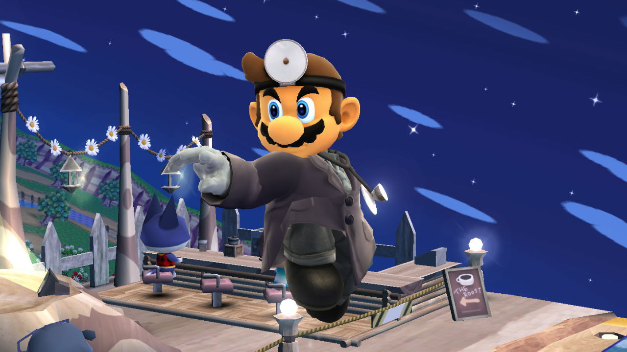 Black Dr. Mario - Melee Recolor Mod for Super Smash Bros. (Wii U ...