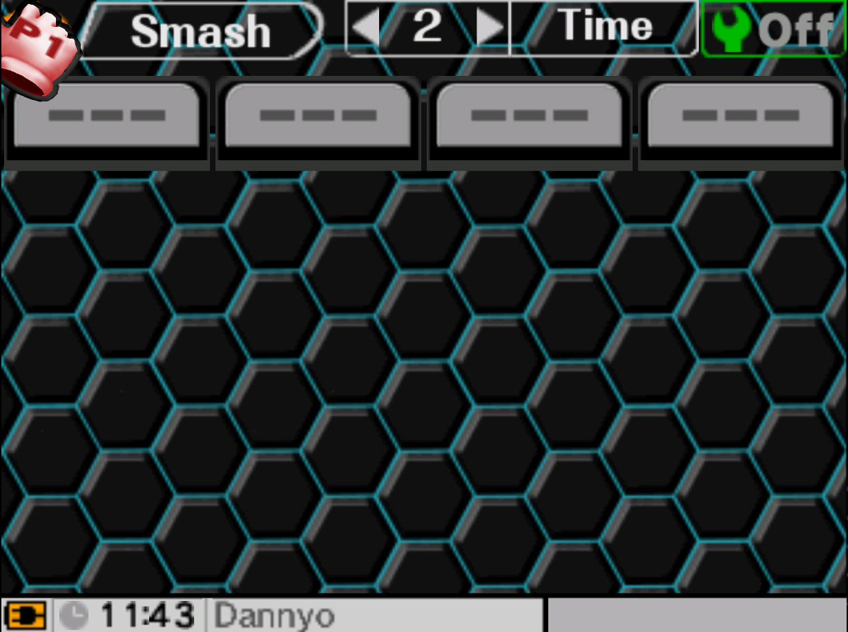 CSS Bottom Screen Hexagon BG (Multiple Recolors) Mod for Super Smash ...