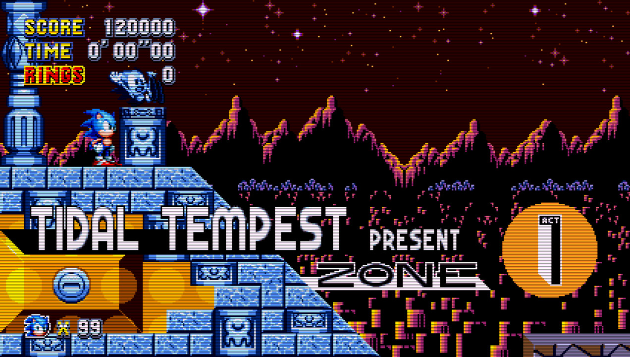Tidal Tempest Zone Present + Act 3 (Complete) [Sonic Mania] [Mods]