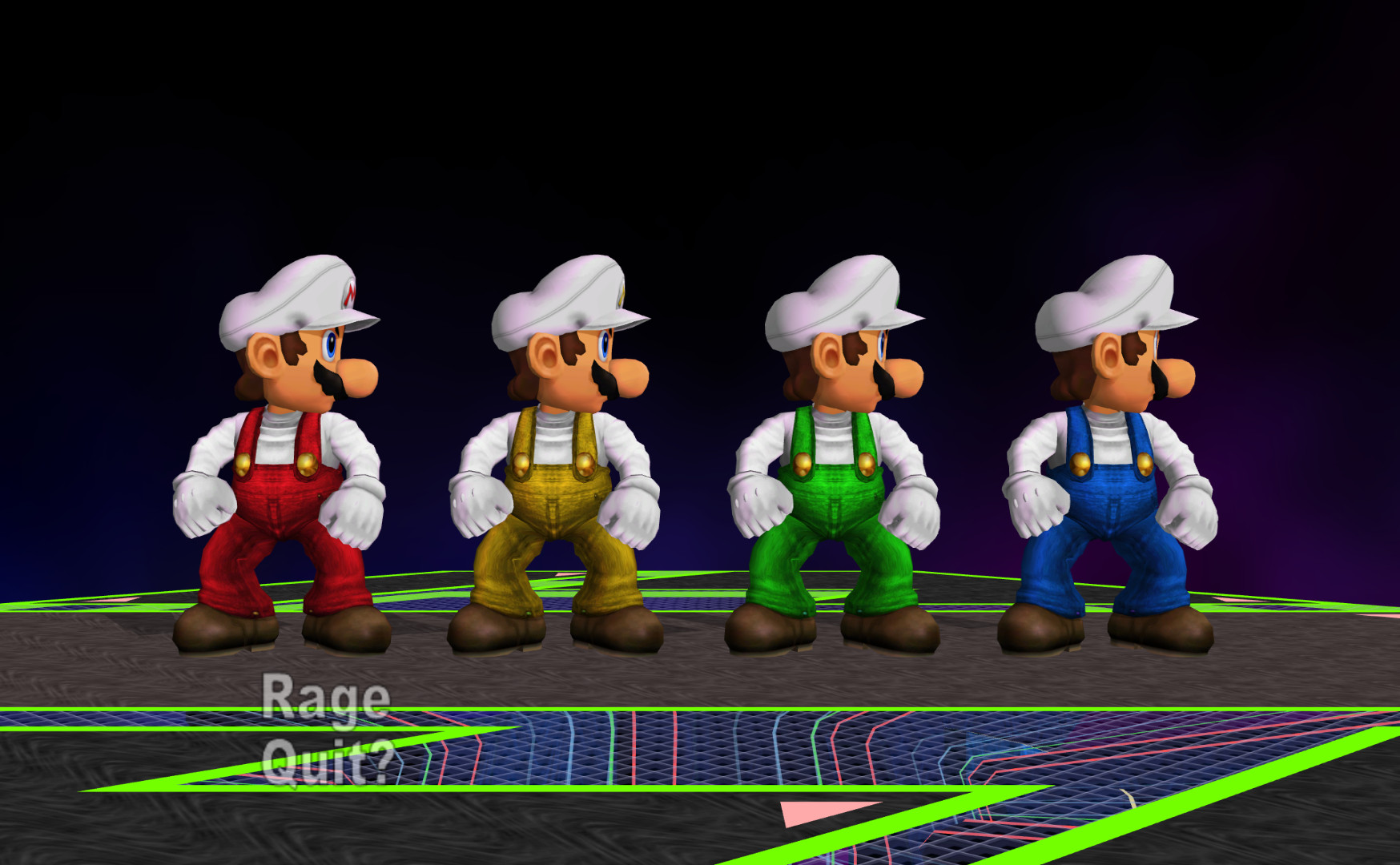 Fire Mario Color Pack Mod for Super Smash Bros. Melee | SSBM Mods