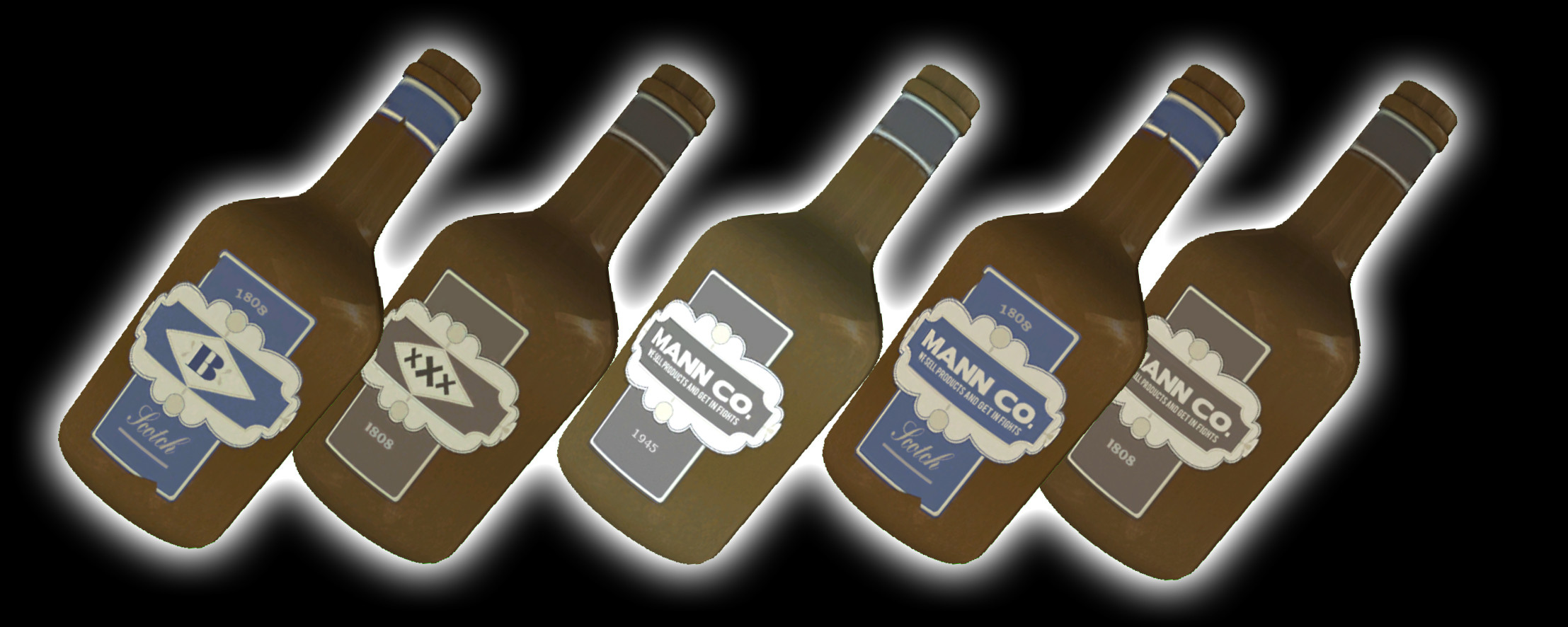 Team Colored Bottle + Mann Co. Beer [Team Fortress 2] [Mods]