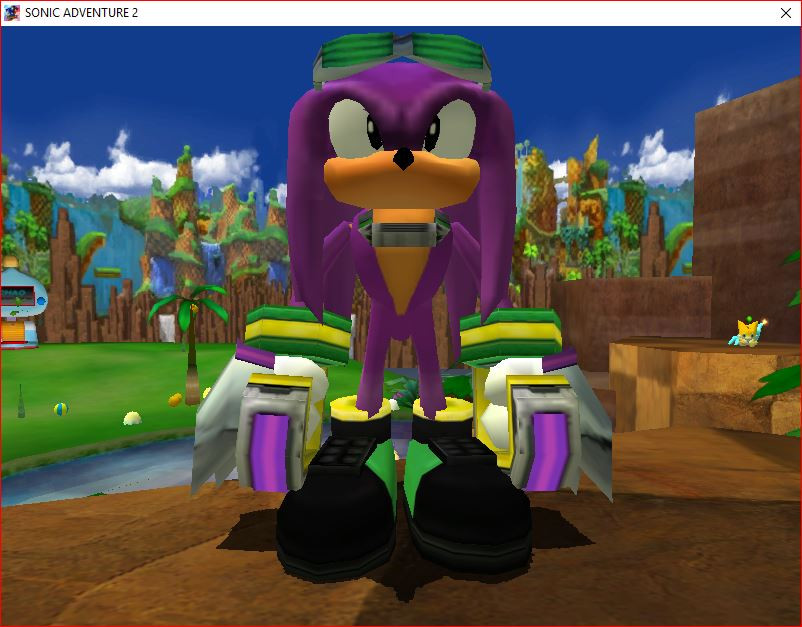 Classic Espio Themed Knuckles [Sonic Adventure 2] [Mods]