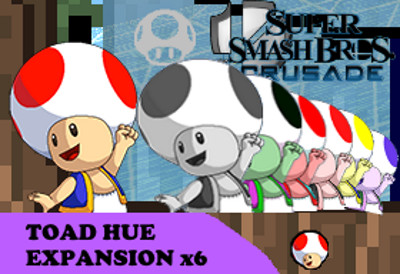 Toad - HUE Expansion [12] Mod for Super Smash Bros. Crusade | SSBC Mods