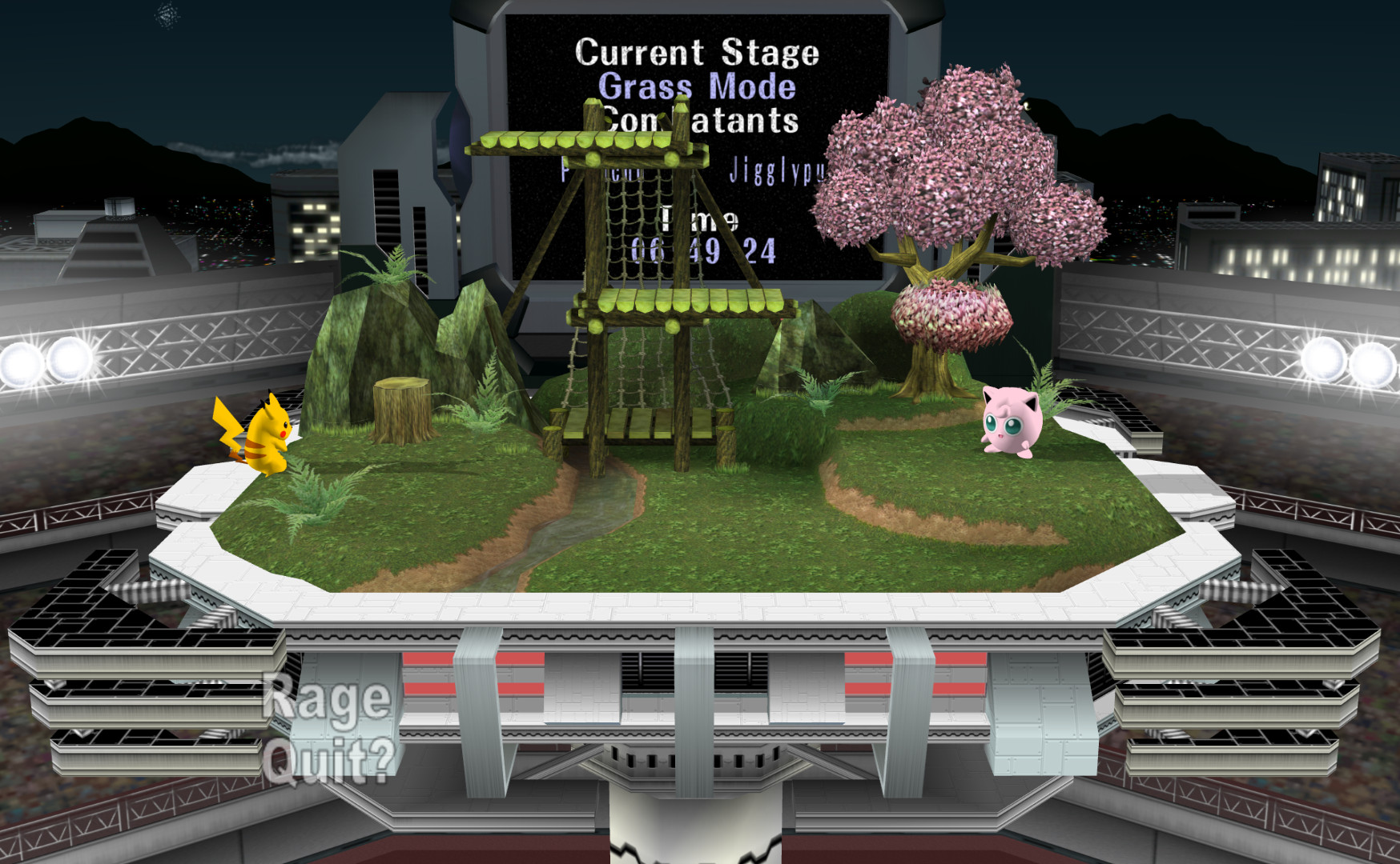 Stadium Spring Blossom Mod for Super Smash Bros. Melee | SSBM Mods