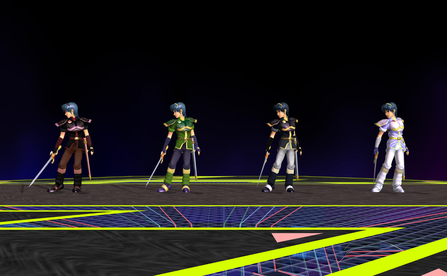 Cape-less Marth [Super Smash Bros. Melee] [Mods]
