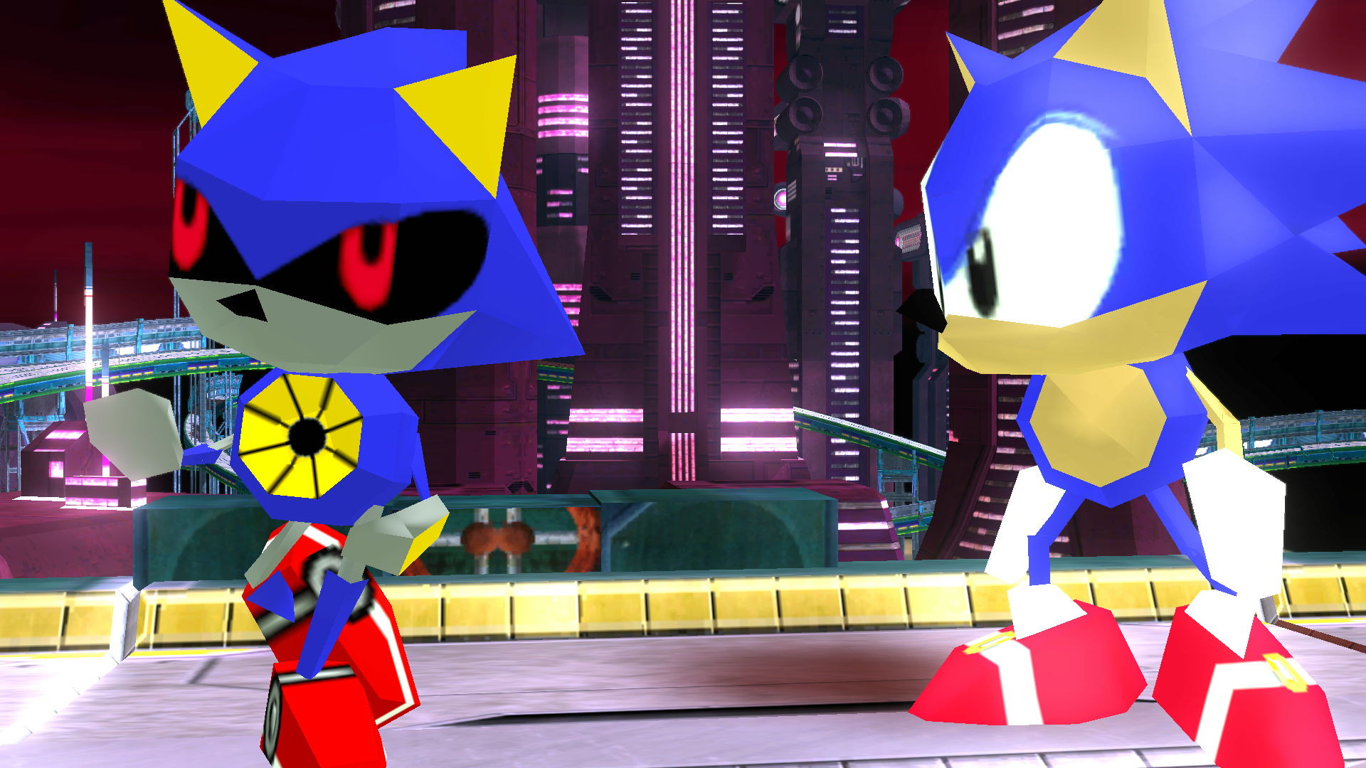 Sonic R/Sega Saturn Metal Sonic [Super Smash Bros. (Wii U)] [Mods]