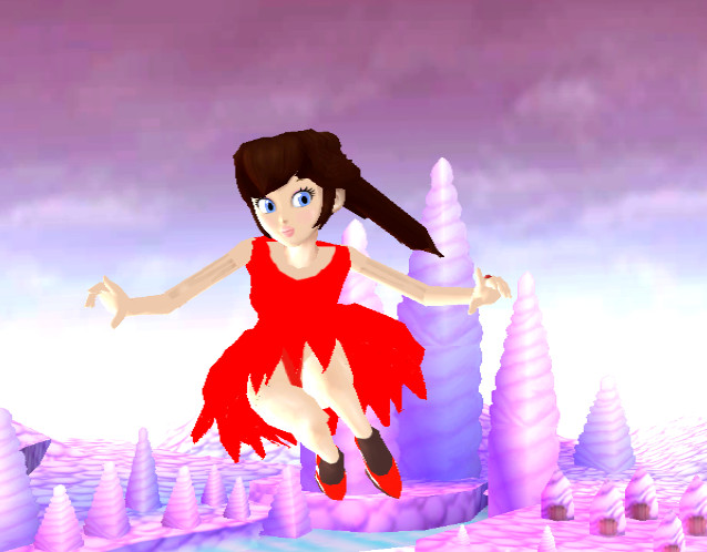 Ponytail Peach Updated Mod for Super Smash Bros. Brawl | Brawl Mods