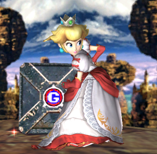 Ponytail Peach Updated Mod for Super Smash Bros. Brawl | Brawl Mods