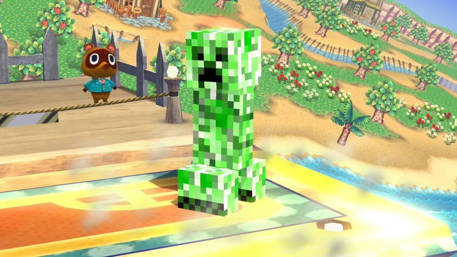 Creeper Mod for Super Smash Bros. (Wii U) | SSB4U Mods