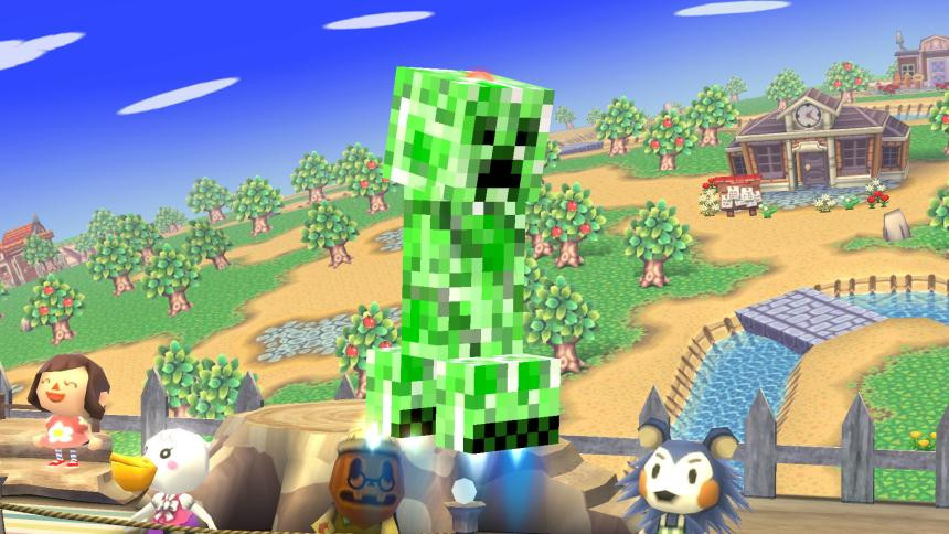 Creeper Mod for Super Smash Bros. (Wii U) | SSB4U Mods