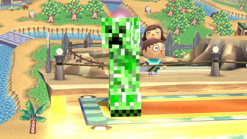 Creeper Mod for Super Smash Bros. (Wii U) | SSB4U Mods